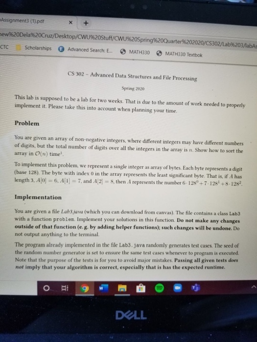 Assignment3 (1).pdf x + hew | Chegg.com