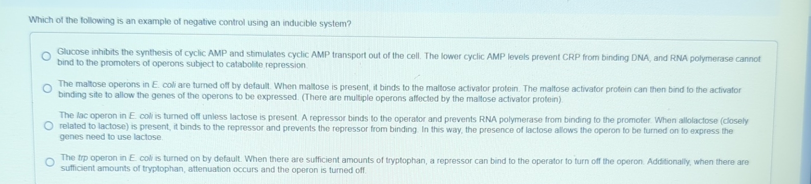 Solved Which of the following is an example of negative | Chegg.com