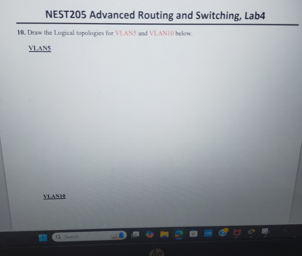 Solved NEST205 ﻿Advanced Routing and Switching, Lab4Draw the | Chegg.com