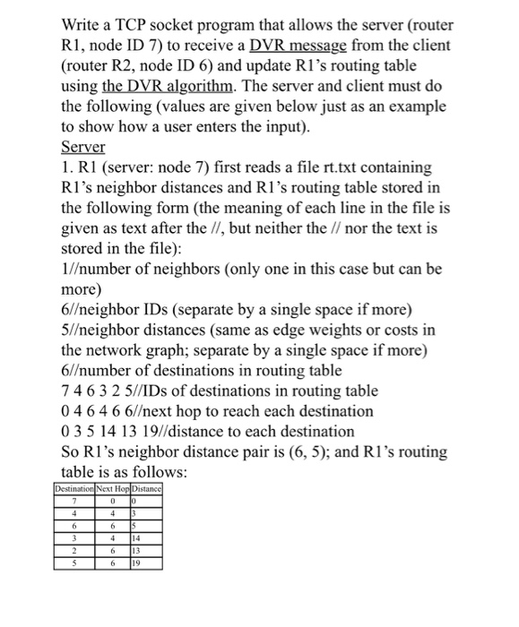 Write a TCP socket program that allows the server | Chegg.com