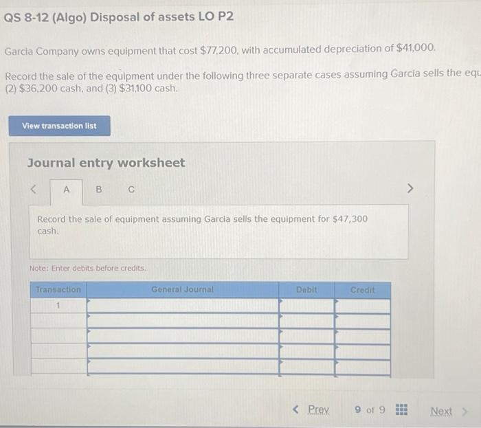 Solved QS 8-10 (Algo) Computing revised depreciation LO C2 | Chegg.com