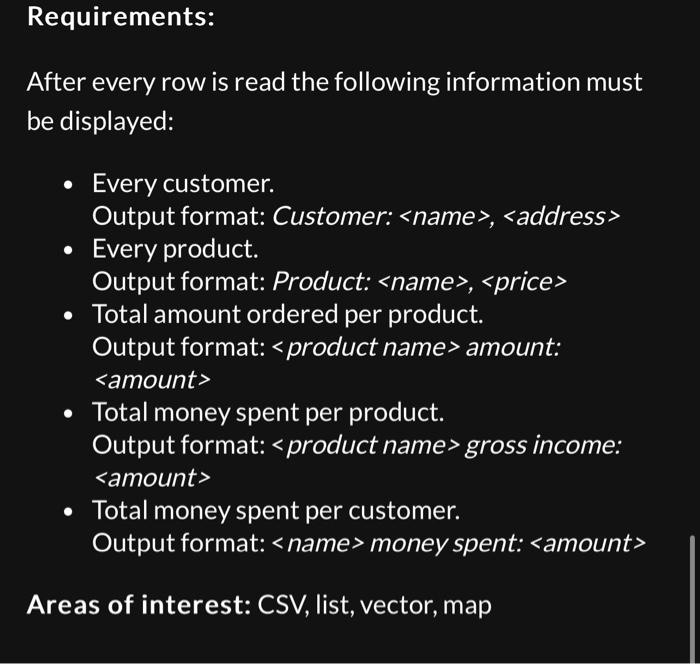 Solved 3.1 Read CSV Create a program that opens and reads | Chegg.com