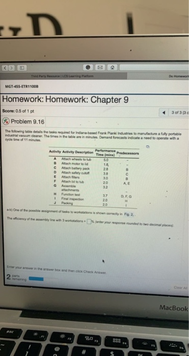 Solved :D Third Party Resource LCS Learning Platform De | Chegg.com