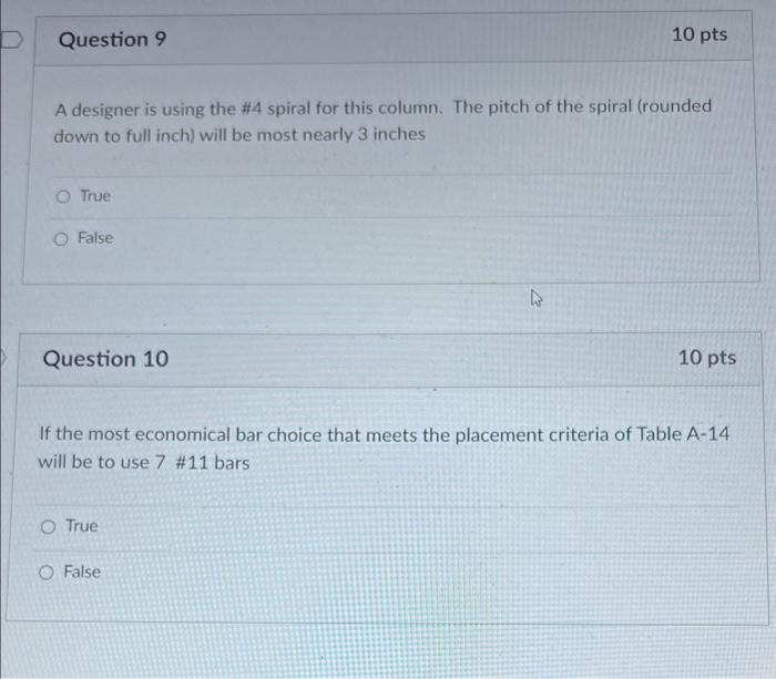 Solved Design a circular spiral column for an ultimate load | Chegg.com