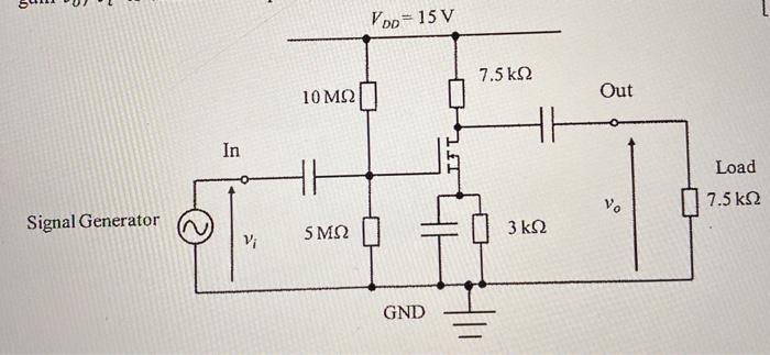 Solved Draw the small signal AC equivalent circuit and find | Chegg.com