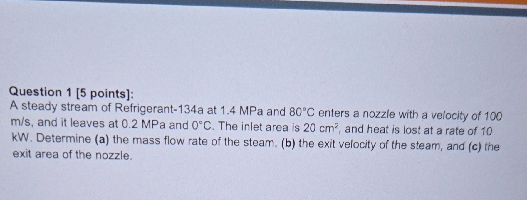 Solved Question 1 [5 ﻿points]:A steady stream of | Chegg.com