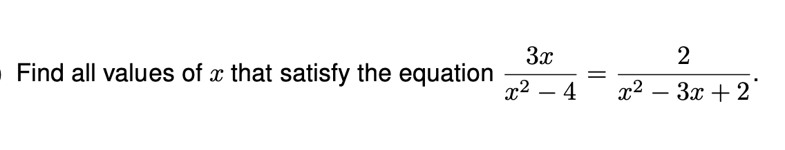 Solved Find all values of x ﻿that satisfy the equation | Chegg.com