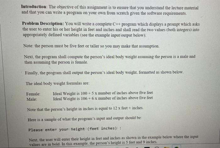 Solved Introduction: The objective of this assignment is to | Chegg.com