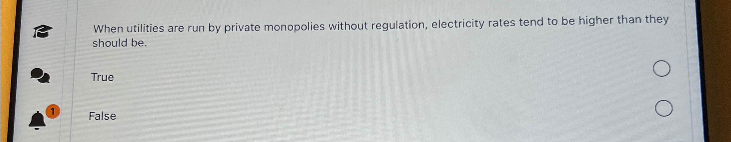 Solved When utilities are run by private monopolies without | Chegg.com