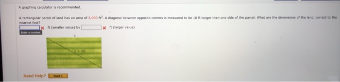 Solved A graphing calculator is recommended A rectangular | Chegg.com