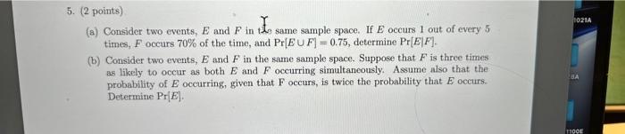 Solved 4. (2 points) Chelsea is taking her MATH 1227 exam is | Chegg.com