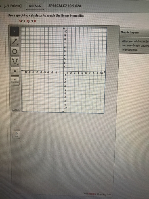 Solved Graph the inequality y