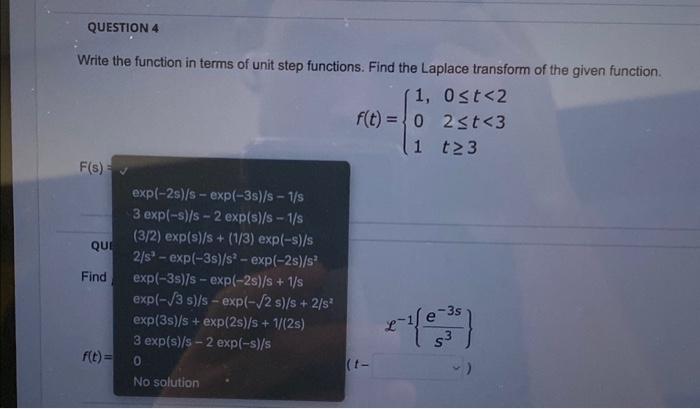 Solved Write the function in terms of unit step functions. | Chegg.com