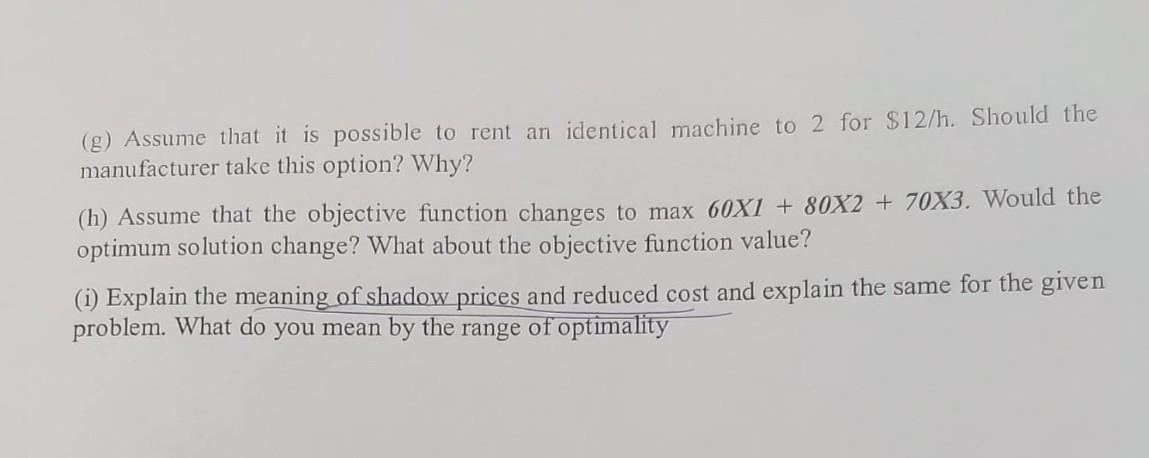 Solved Please refer to these 2 images and solve the Linear | Chegg.com