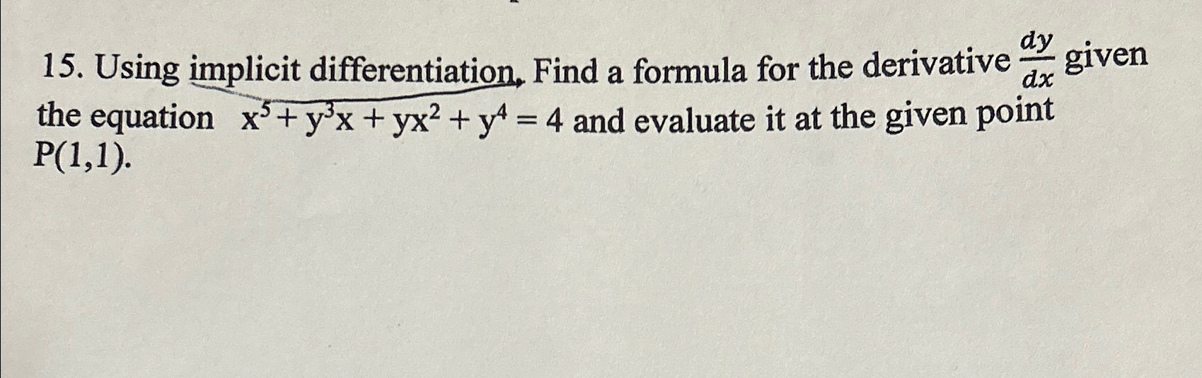 Solved Using implicit differentiation, Find a formula for | Chegg.com