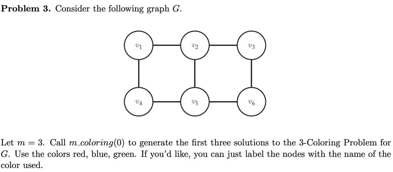 Solved Problem 3. Consider the following graph \( G \).Let | Chegg.com Solved Problem 3. Consider the following graph \( G \).Let | Chegg.com