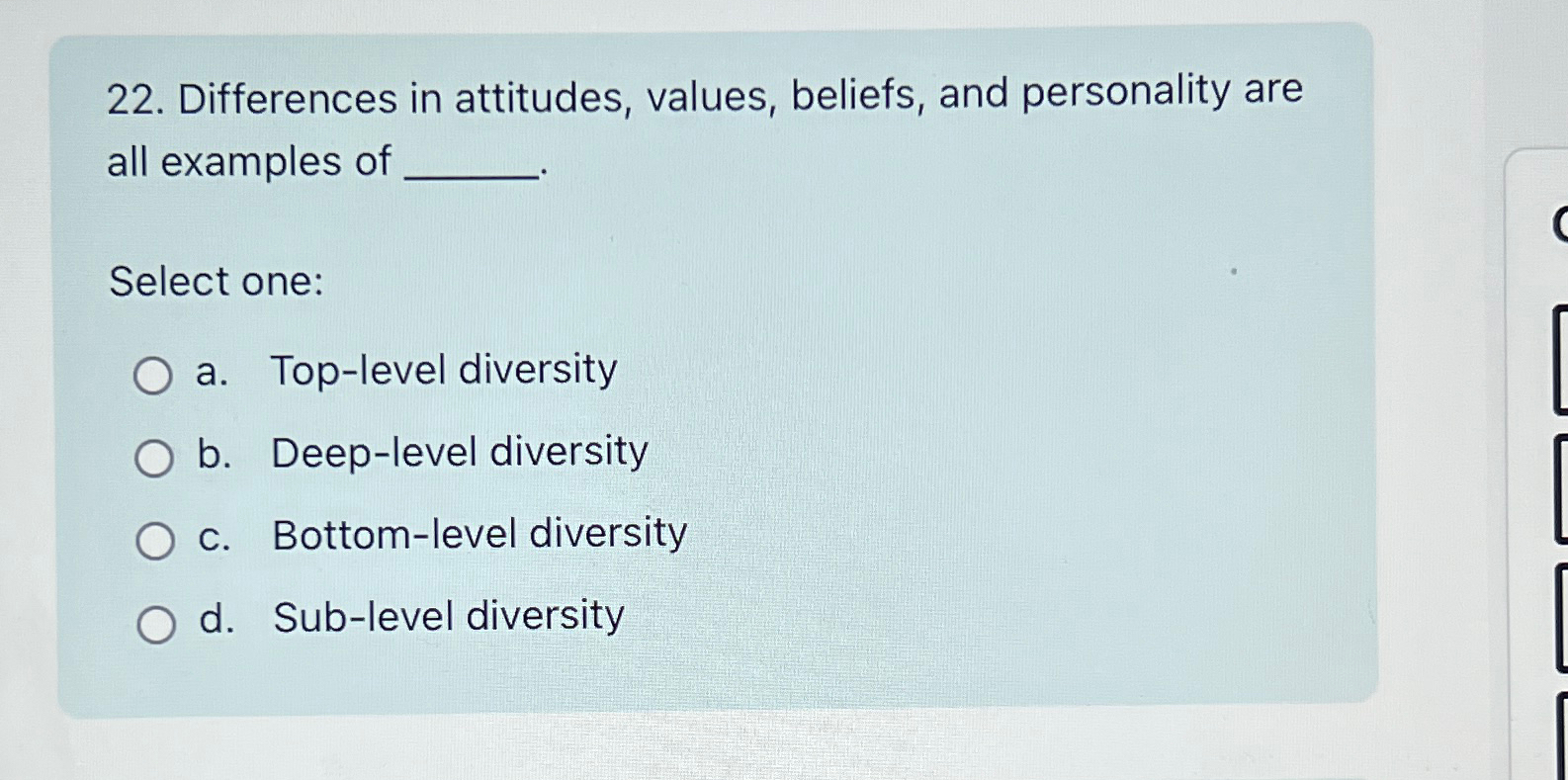 Solved Differences in attitudes, values, beliefs, and | Chegg.com