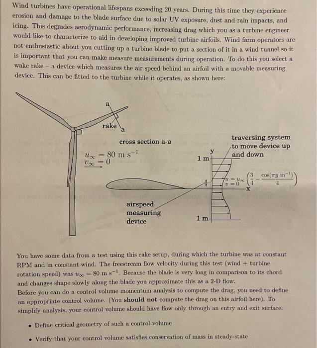 Solved Wind turbines have operational lifespans exceeding 20 | Chegg.com