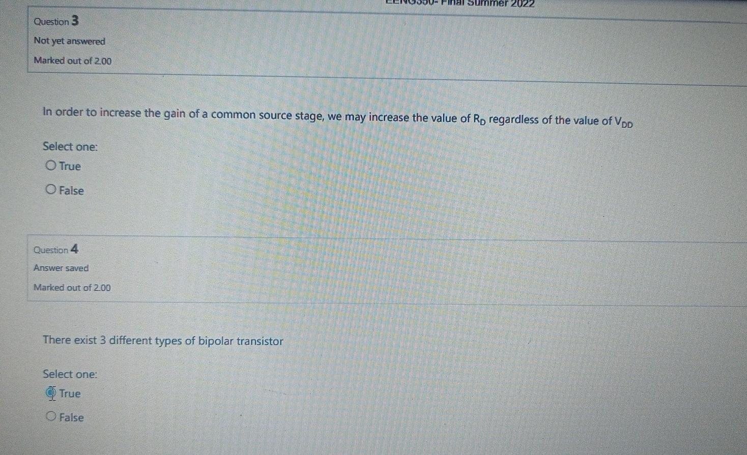 Solved In order to increase the gain of a common source | Chegg.com
