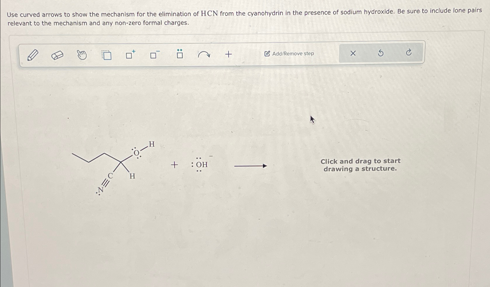 Solved Use curved arrows to show the mechanism for the | Chegg.com