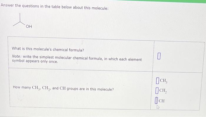 Solved Answer the questions in the table below about this | Chegg.com