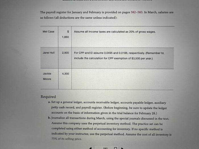 This Mini Practice Set will help you review all the | Chegg.com
