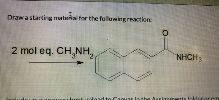 Solved Draw a starting material for the following reaction: | Chegg.com