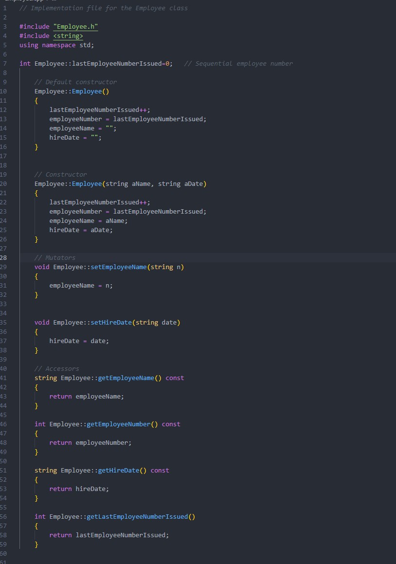 Solved Files provided as “starter code”:The “starter code” | Chegg.com