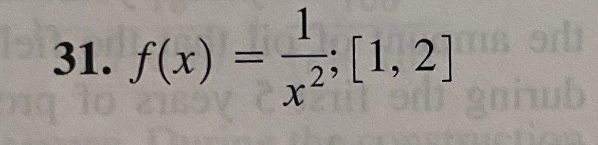 Solved f(x)=1x2;[1,2] ﻿Find the area of the region under the | Chegg.com