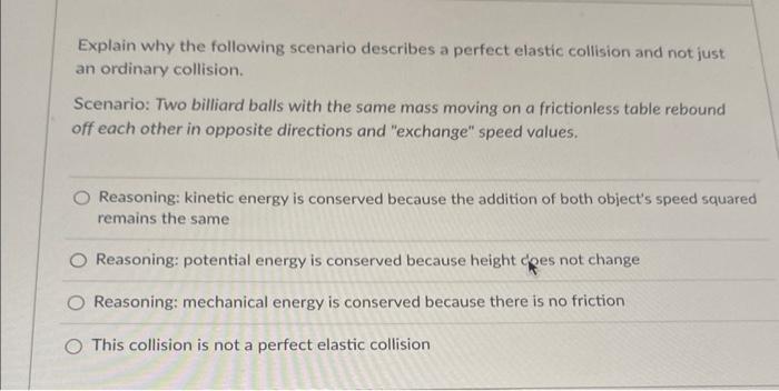 Solved Explain why the following scenario describes a | Chegg.com