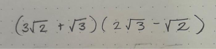 Solved (32+3)(23−2) | Chegg.com