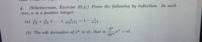 Solved 4. (Scheinerman, Exercise 22.4:) Prove the following | Chegg.com Solved 4. (Scheinerman, Exercise 22.4:) Prove the following | Chegg.com