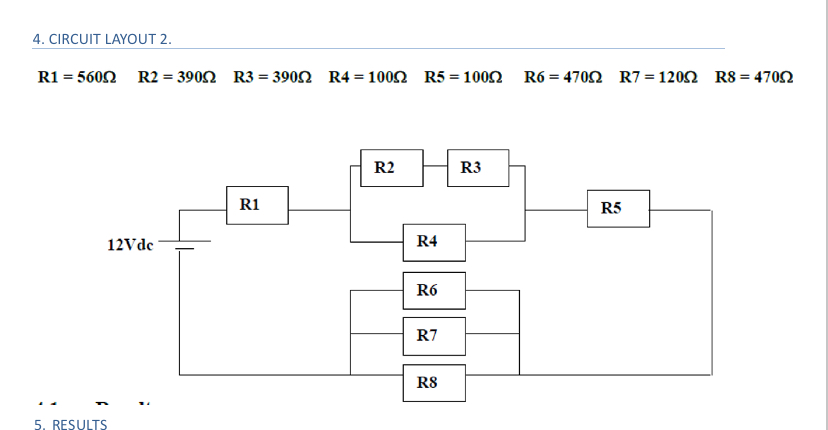 Solved CIRCUIT LAYOUT | Chegg.com