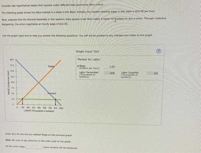 Solved Consider Two Hypothetical States That Operate Under