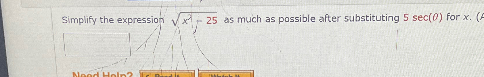 Solved Simplify the expression x2-252 ﻿as much as possible | Chegg.com