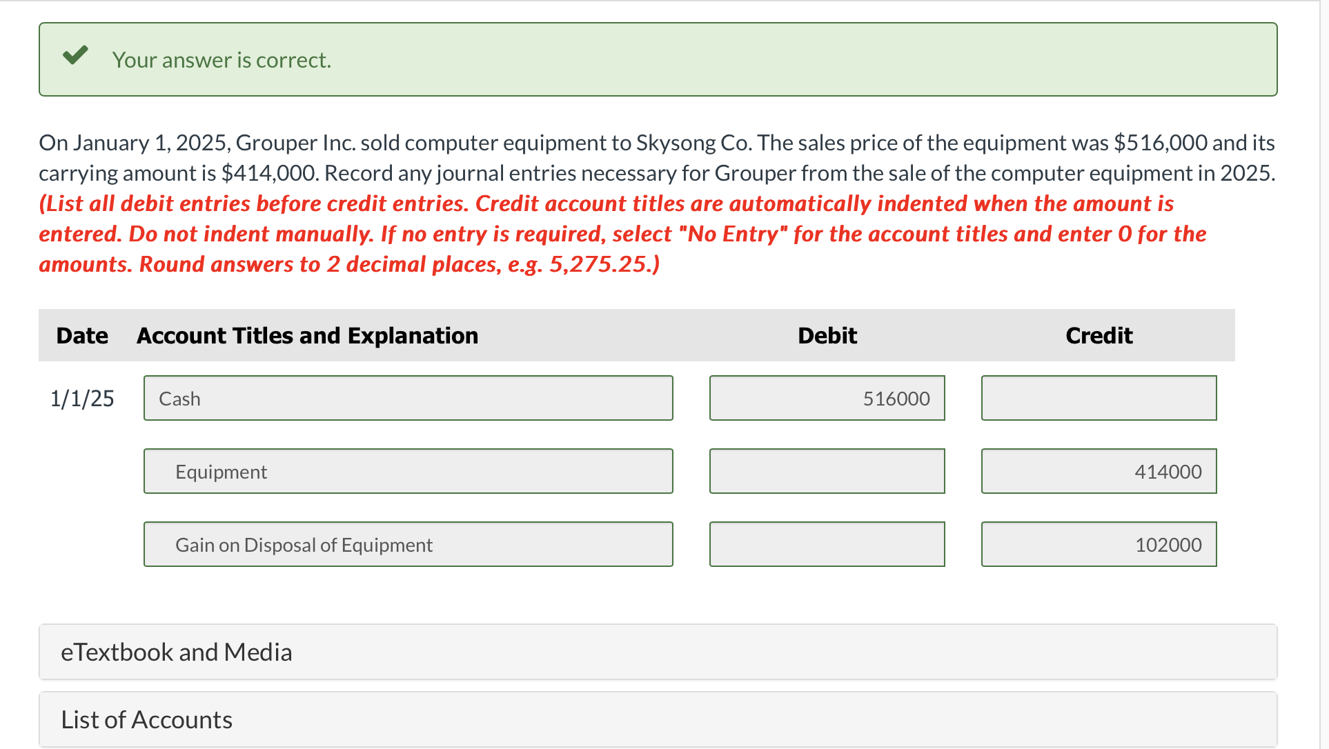 Solved Record journal(To record sale of equipment)Lease | Chegg.com