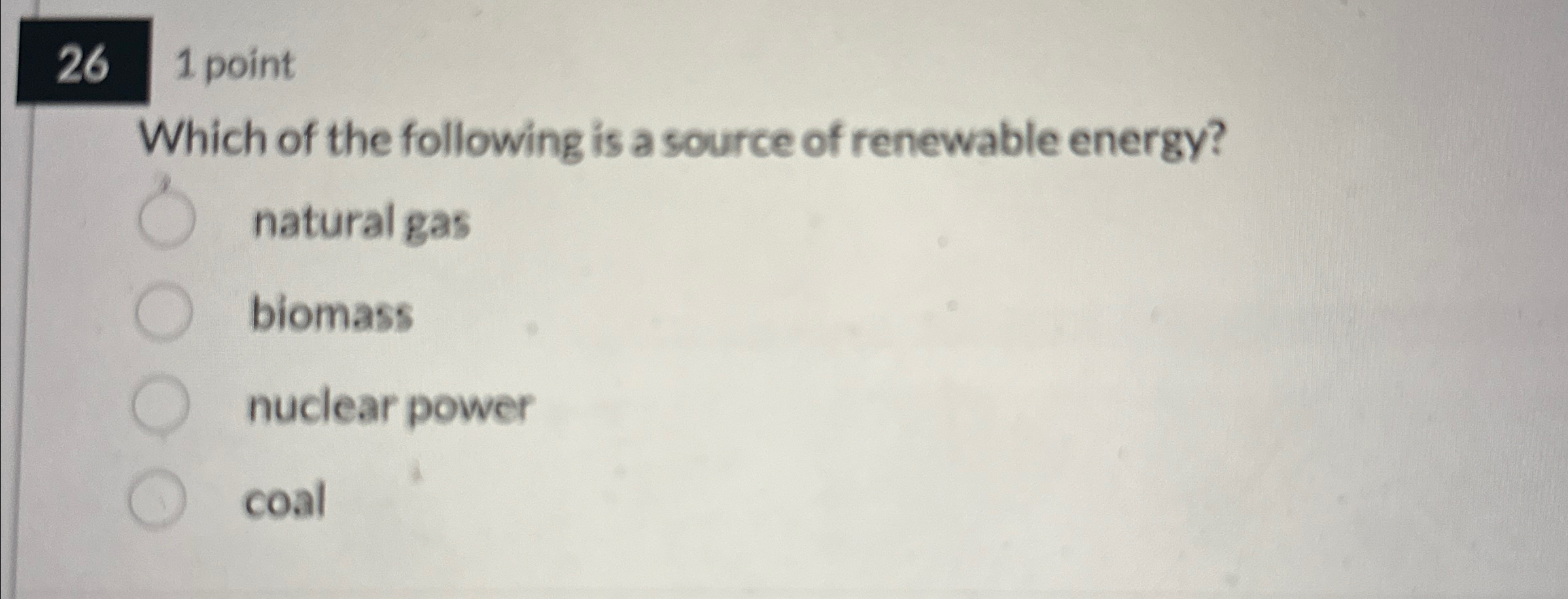 Solved 261 ﻿pointWhich of the following is a source of | Chegg.com