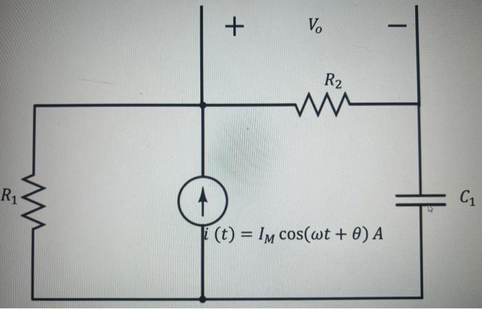 Solved Determine the voltage, V0, across resistor R2 in the | Chegg.com