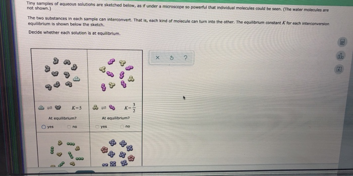 Solved Tiny samples of aqueous solutions are sketched below, | Chegg.com