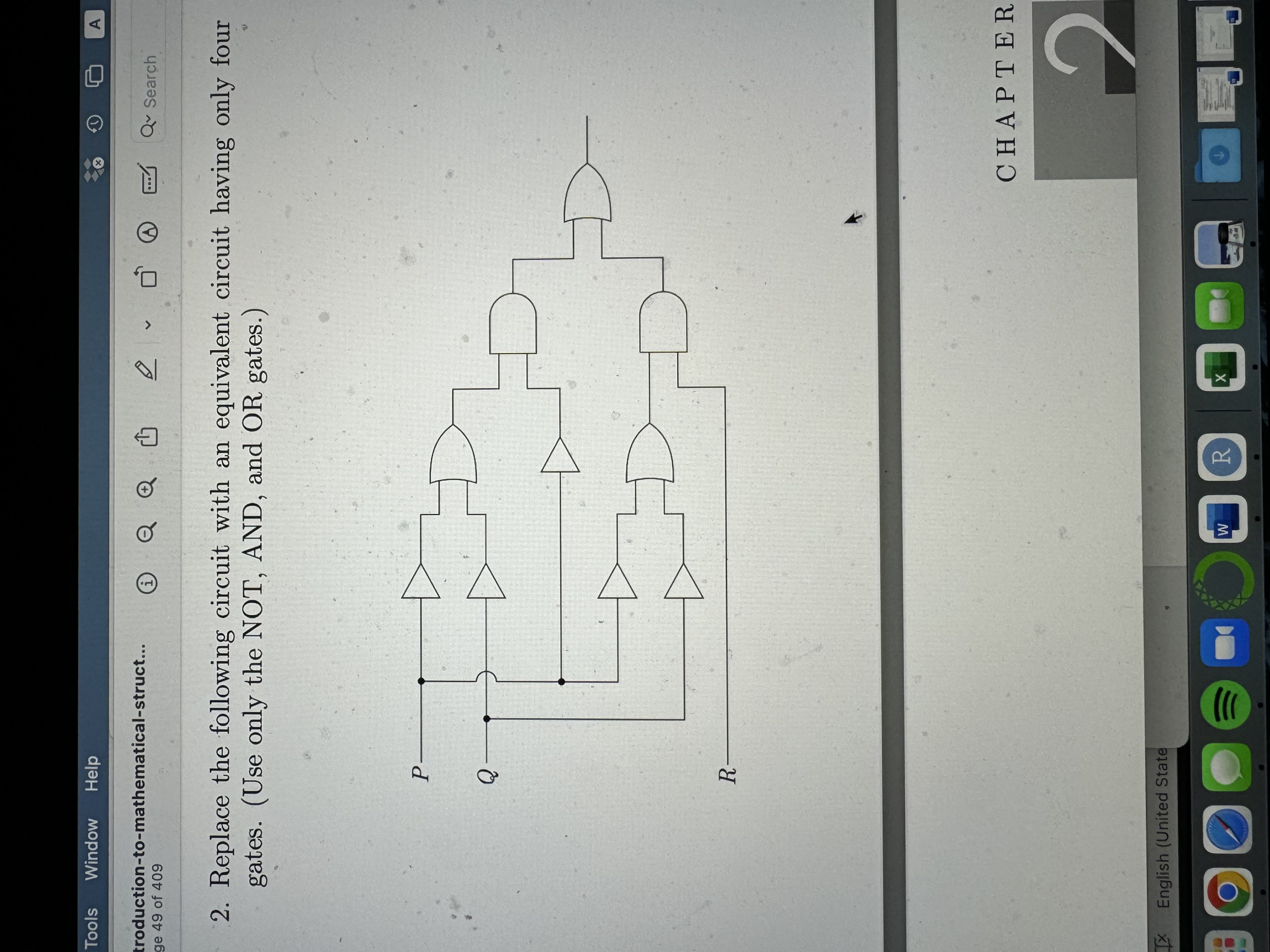 Solved Replace the following circuit with an equivalent | Chegg.com