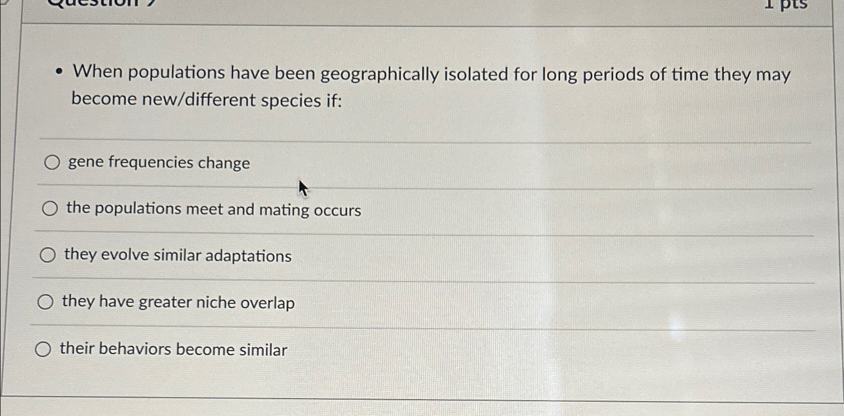 Solved When populations have been geographically isolated | Chegg.com