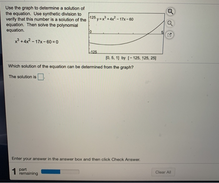 Solved Use The Graph To Determine A Solution Of The Chegg