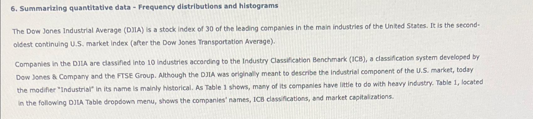Solved Summarizing quantitative data - ﻿Frequency | Chegg.com