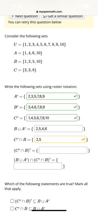 Solved You can retry this question below Consider the | Chegg.com
