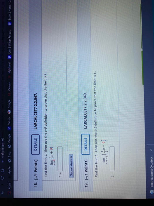 Solved webassign.net Apps Apple Bing Google y! Yahoo Google | Chegg.com