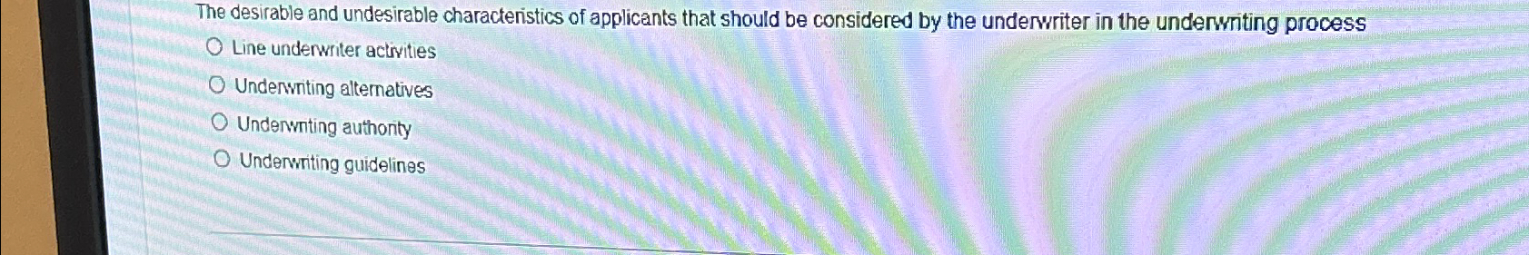 Solved The desirable and undesirable characteristics of | Chegg.com