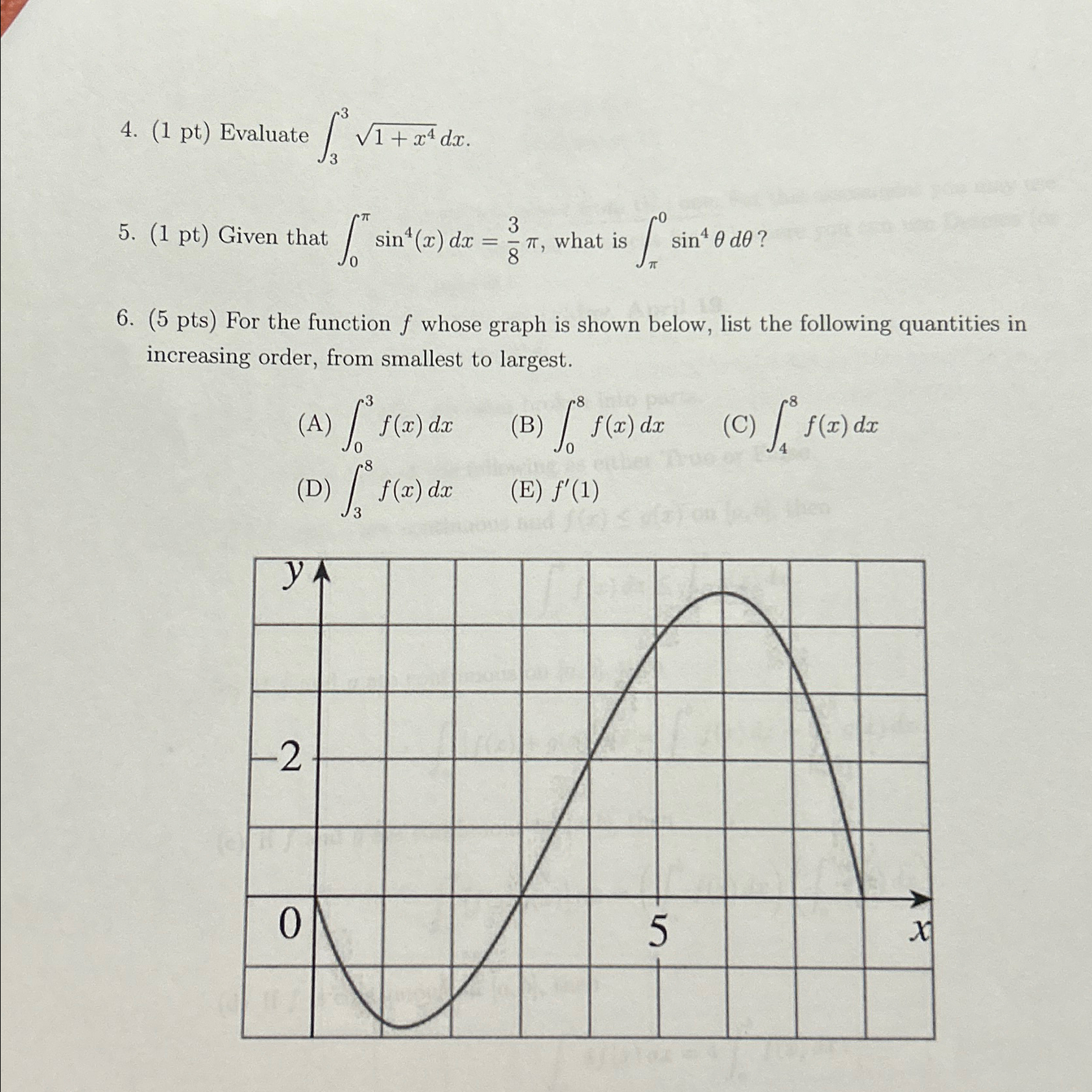 Solved (1 pt) Evaluate ∫331+x42dx.(1 pt) Given that | Chegg.com Solved (1 pt) Evaluate ∫331+x42dx.(1 pt) Given that | Chegg.com