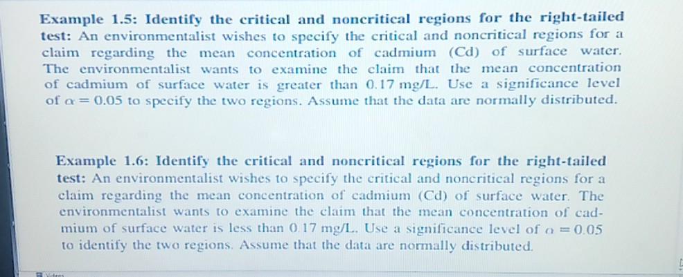 Solved Example 1.4: Identify the critical and noncritical | Chegg.com