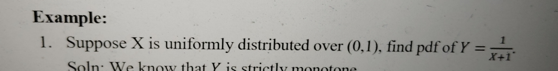 Solved Example:Suppose x ﻿is uniformly distributed over | Chegg.com