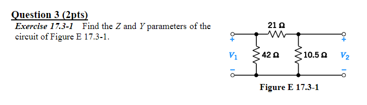 Solved Question 3 (2pts)Exercise 17.3-1 ﻿Find the Z ﻿and Y | Chegg.com